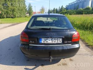 Черный Ауди А3 2000 в Айзкраукле, объемом двигателя 1.90 л и пробегом 456 тыс. км за 1200 €, фото 3 на AUTOMOTO.COM.LV