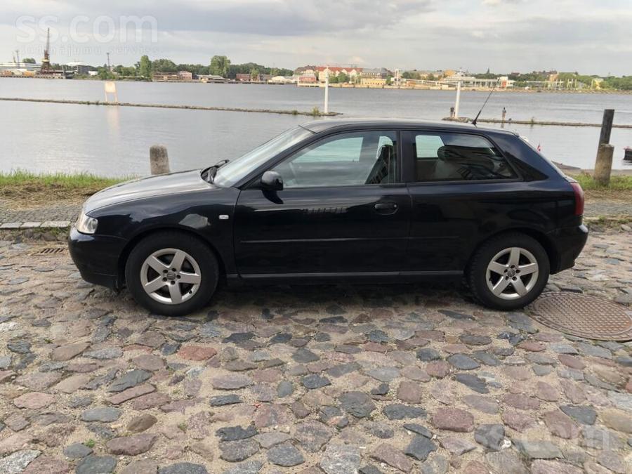 Black Audi A3 2000 in Riga, with an engine capacity of 1.90 L and mileage of 373 thousand km for 1590 €, photo 7 on AUTOMOTO.COM.LV