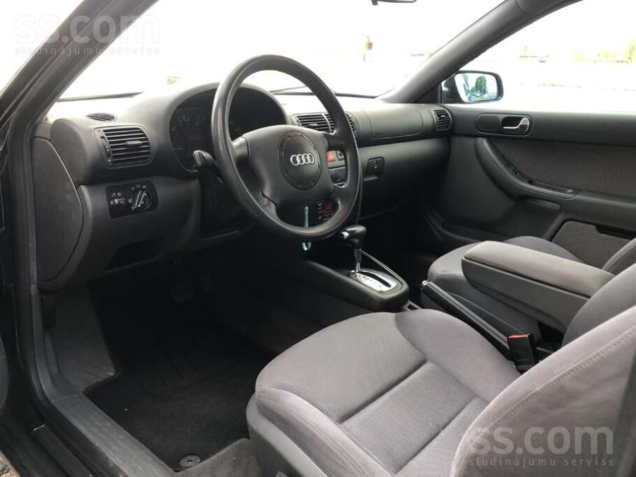 Black Audi A3 2000 in Riga, with an engine capacity of 1.90 L and mileage of 373 thousand km for 1590 €, photo 14 on AUTOMOTO.COM.LV