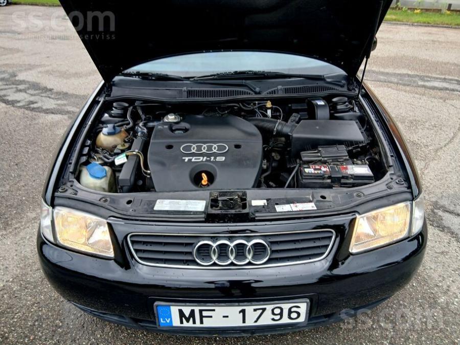Melns Audi A3 2000 Jelgava, ar dzinēja tilpumu 1.90 L un nobraukumu 306 tūkst. km par 2100 €, foto 17 vietnē AUTOMOTO.COM.LV