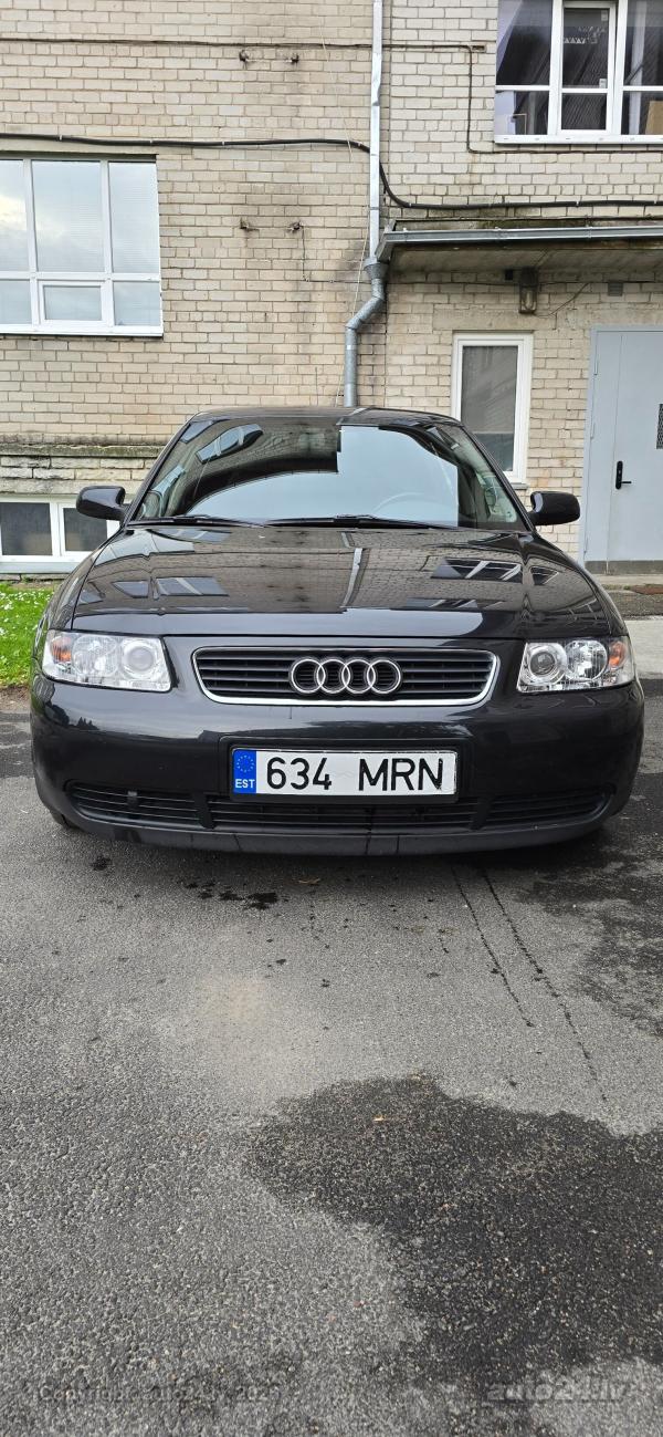 Black Audi A3 2000 in Tallinn, with an engine capacity of 1.80 L and mileage of 265 thousand km for 1450 €, photo 1 on AUTOMOTO.COM.LV