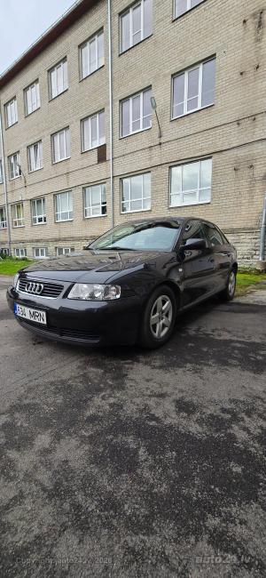 Black Audi A3 2000 in Tallinn, with an engine capacity of 1.80 L and mileage of 265 thousand km for 1450 €, photo 3 on AUTOMOTO.COM.LV