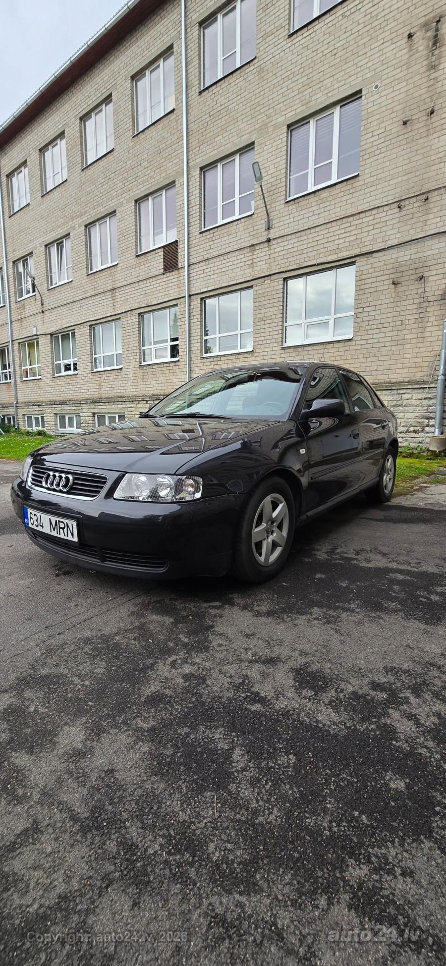 Black Audi A3 2000 in Tallinn, with an engine capacity of 1.80 L and mileage of 265 thousand km for 1450 €, photo 3 on AUTOMOTO.COM.LV