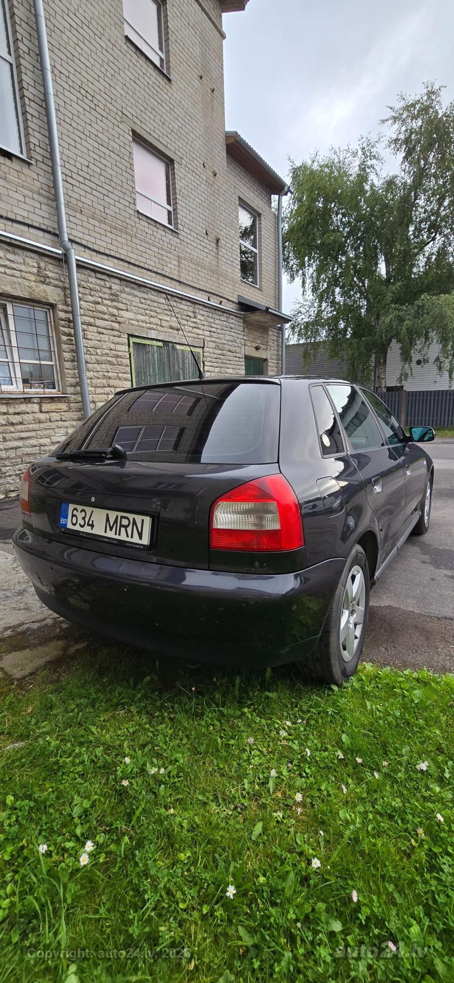 Black Audi A3 2000 in Tallinn, with an engine capacity of 1.80 L and mileage of 265 thousand km for 1450 €, photo 6 on AUTOMOTO.COM.LV