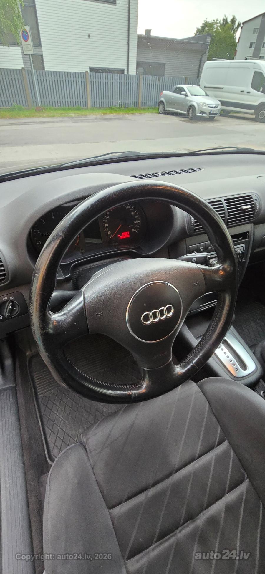 Black Audi A3 2000 in Tallinn, with an engine capacity of 1.80 L and mileage of 265 thousand km for 1450 €, photo 7 on AUTOMOTO.COM.LV