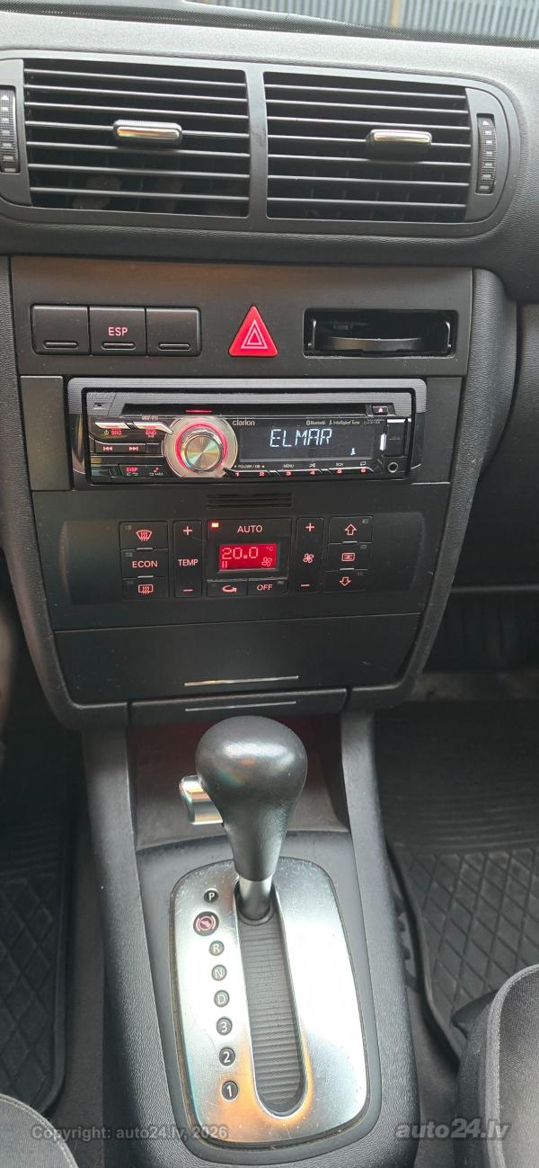 Black Audi A3 2000 in Tallinn, with an engine capacity of 1.80 L and mileage of 265 thousand km for 1450 €, photo 10 on AUTOMOTO.COM.LV