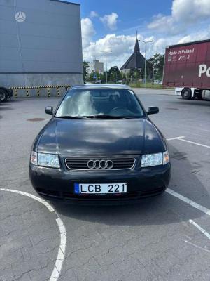 Black Audi A3 2000 in Vilnius, with an engine capacity of 1.60 L and mileage of 360 thousand km for 850 €, photo  on AUTOMOTO.COM.LV
