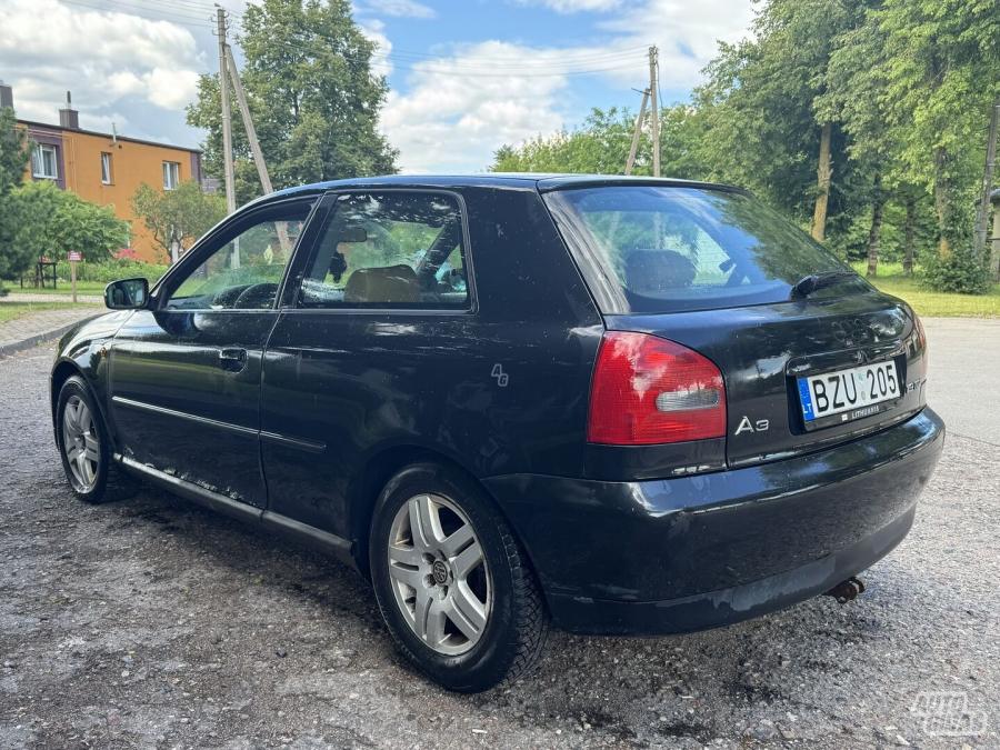 Black Audi A3 2000 in Panevezys, with an engine capacity of 1.90 L and mileage of 0 thousand km for 299 €, photo 7 on AUTOMOTO.COM.LV