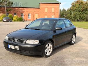 Black Audi A3 2000 in Cesis, with an engine capacity of 1.90 L and mileage of 316 thousand km for 2000 €, photo 3 on AUTOMOTO.COM.LV