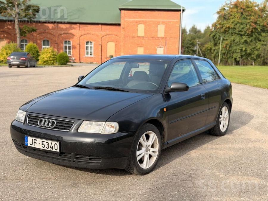 Black Audi A3 2000 in Cesis, with an engine capacity of 1.90 L and mileage of 316 thousand km for 2000 €, photo 3 on AUTOMOTO.COM.LV