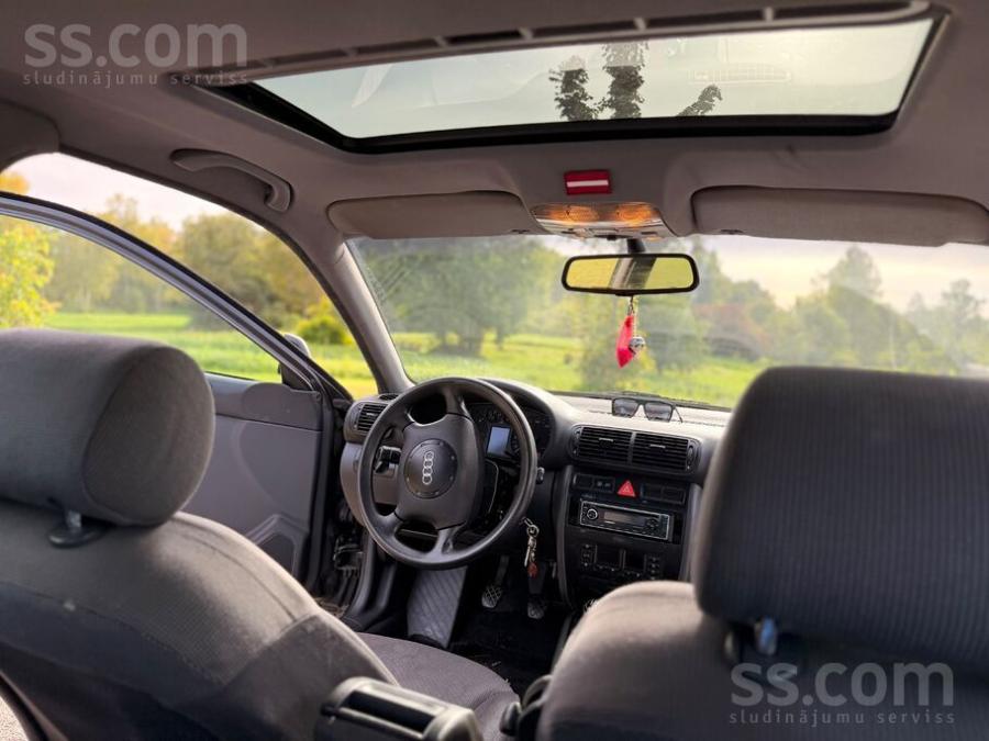 Black Audi A3 2000 in Cesis, with an engine capacity of 1.90 L and mileage of 316 thousand km for 2000 €, photo 8 on AUTOMOTO.COM.LV