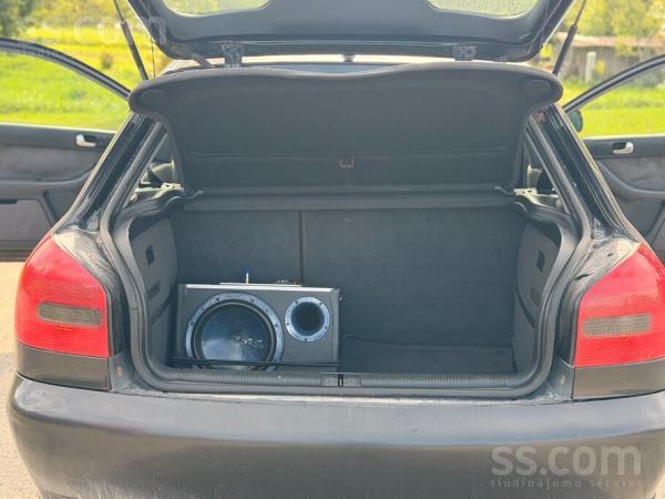 Black Audi A3 2000 in Cesis, with an engine capacity of 1.90 L and mileage of 316 thousand km for 2000 €, photo 10 on AUTOMOTO.COM.LV