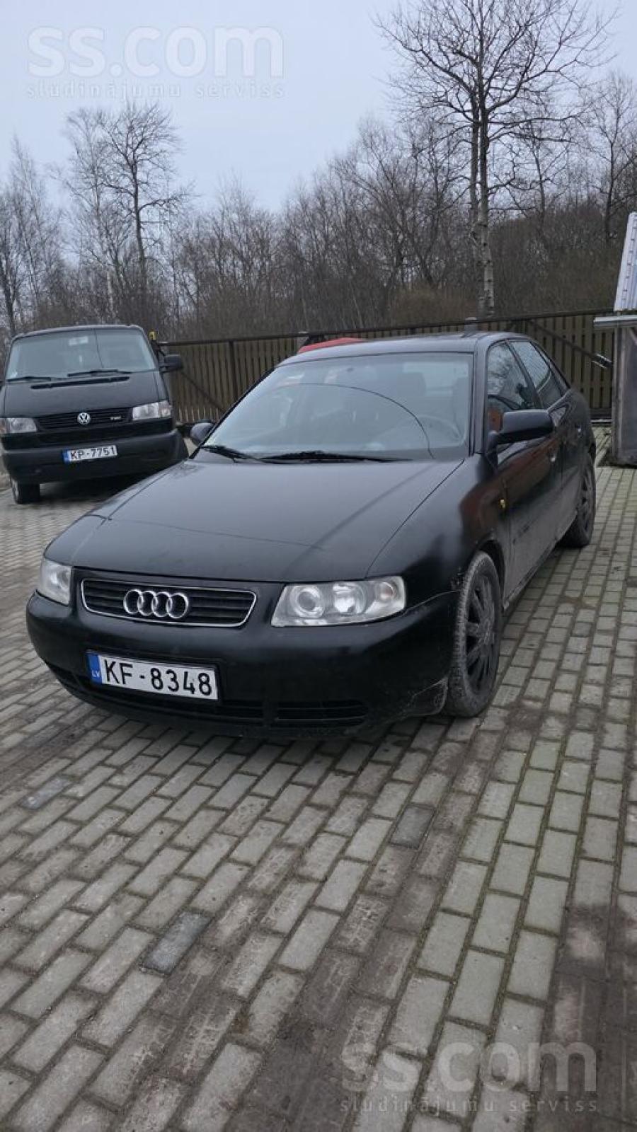 Melns Audi A3 2001 Liepāja, ar dzinēja tilpumu 1.90 L un nobraukumu 443 tūkst. km par 1250 €, foto 1 vietnē AUTOMOTO.COM.LV