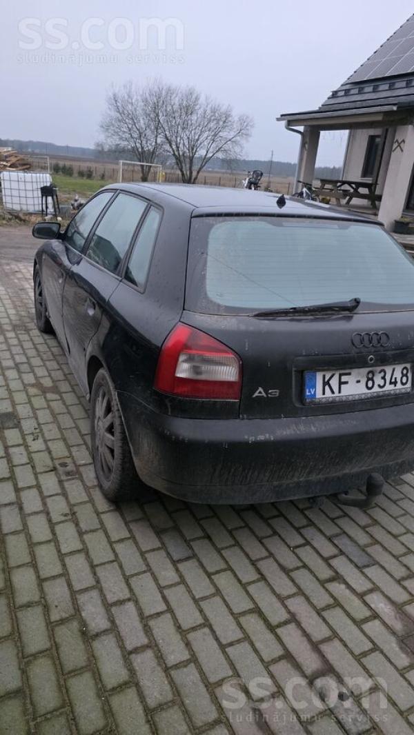 Melns Audi A3 2001 Liepāja, ar dzinēja tilpumu 1.90 L un nobraukumu 443 tūkst. km par 1250 €, foto 4 vietnē AUTOMOTO.COM.LV