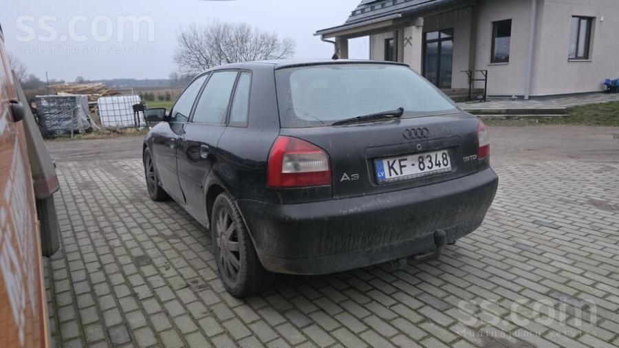 Melns Audi A3 2001 Liepāja, ar dzinēja tilpumu 1.90 L un nobraukumu 443 tūkst. km par 1250 €, foto 5 vietnē AUTOMOTO.COM.LV