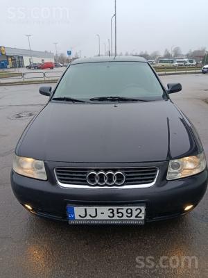 Melns Audi A3 2001 Jēkabpils, ar dzinēja tilpumu 1.90 L un nobraukumu 307 tūkst. km par 1300 €, foto  vietnē AUTOMOTO.COM.LV