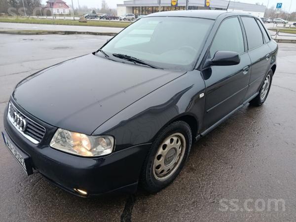 Black Audi A3 2001 in Jekabpils, with an engine capacity of 1.90 L and mileage of 307 thousand km for 1300 €, photo 2 on AUTOMOTO.COM.LV