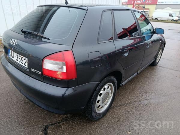Black Audi A3 2001 in Jekabpils, with an engine capacity of 1.90 L and mileage of 307 thousand km for 1300 €, photo 7 on AUTOMOTO.COM.LV