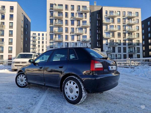Black Audi A3 2001 in Vilnius, with an engine capacity of 1.90 L and mileage of 439 thousand km for 1550 €, photo 1 on AUTOMOTO.COM.LV