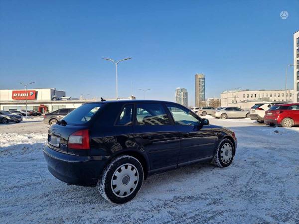 Black Audi A3 2001 in Vilnius, with an engine capacity of 1.90 L and mileage of 439 thousand km for 1550 €, photo 3 on AUTOMOTO.COM.LV