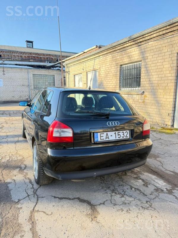 Black Audi A3 2001 in Riga, with an engine capacity of 1.90 L and mileage of 277 thousand km for 2100 €, photo 2 on AUTOMOTO.COM.LV