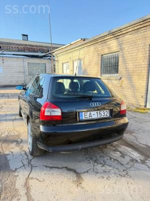 Black Audi A3 2001 in Riga, with an engine capacity of 1.90 L and mileage of 277 thousand km for 2100 €, photo 2 on AUTOMOTO.COM.LV