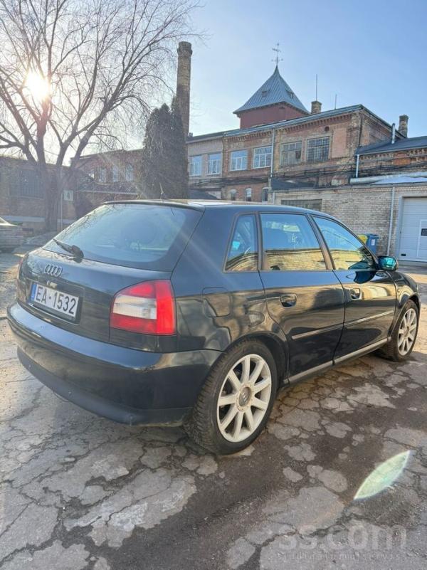 Black Audi A3 2001 in Riga, with an engine capacity of 1.90 L and mileage of 277 thousand km for 2100 €, photo 3 on AUTOMOTO.COM.LV