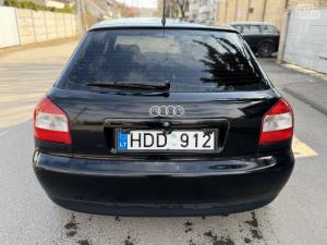 Black Audi A3 2001 in Kaunas, with an engine capacity of 1.80 L and mileage of 255 thousand km for 1950 €, photo 6 on AUTOMOTO.COM.LV