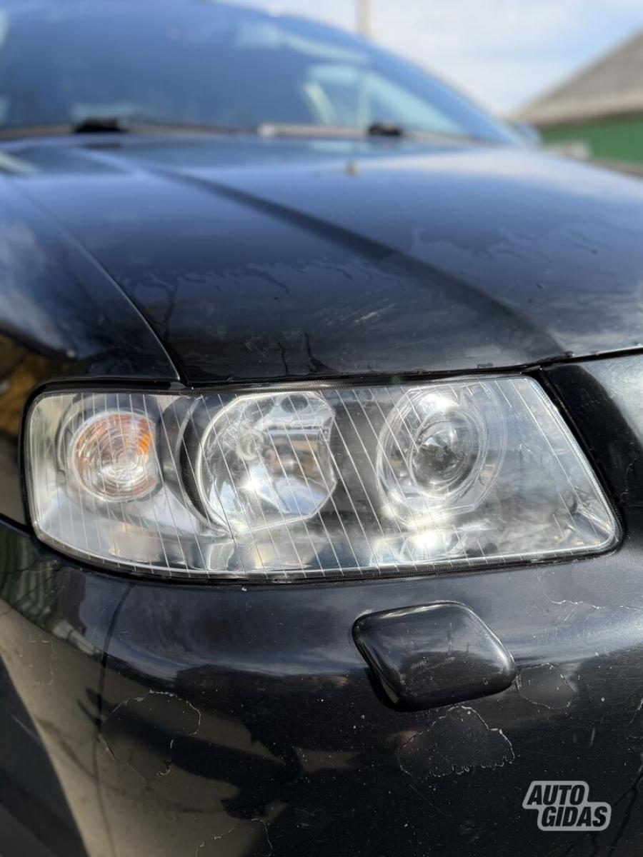 Black Audi A3 2001 in Kaunas, with an engine capacity of 1.80 L and mileage of 255 thousand km for 1950 €, photo 28 on AUTOMOTO.COM.LV