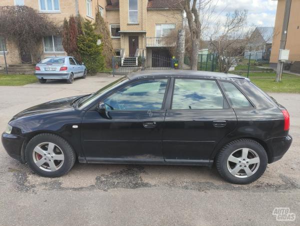 Черный Ауди А3 2001 в Шяуляй, объемом двигателя 1.90 л и пробегом 355 тыс. км за 500 €, фото 1 на AUTOMOTO.COM.LV