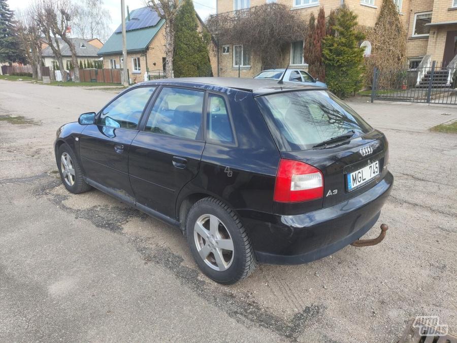 Черный Ауди А3 2001 в Шяуляй, объемом двигателя 1.90 л и пробегом 355 тыс. км за 500 €, фото 12 на AUTOMOTO.COM.LV