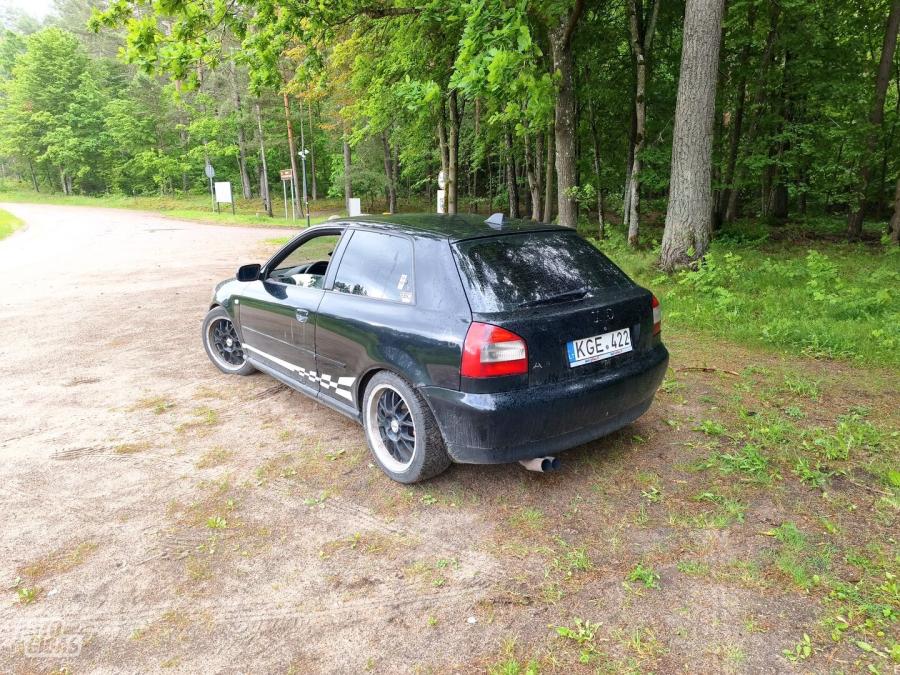 Black Audi A3 2001 in Vilnius, with an engine capacity of 1.90 L and mileage of 400 thousand km for 700 €, photo 6 on AUTOMOTO.COM.LV