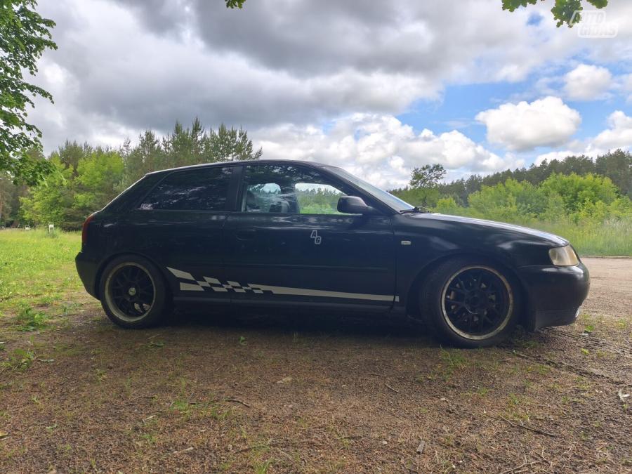 Black Audi A3 2001 in Vilnius, with an engine capacity of 1.90 L and mileage of 400 thousand km for 700 €, photo 8 on AUTOMOTO.COM.LV