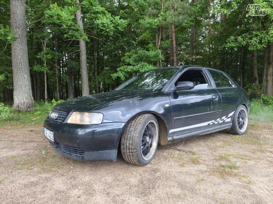 Black Audi A3 2001 in Vilnius, with an engine capacity of 1.90 L and mileage of 400 thousand km for 700 €, photo 11 on AUTOMOTO.COM.LV