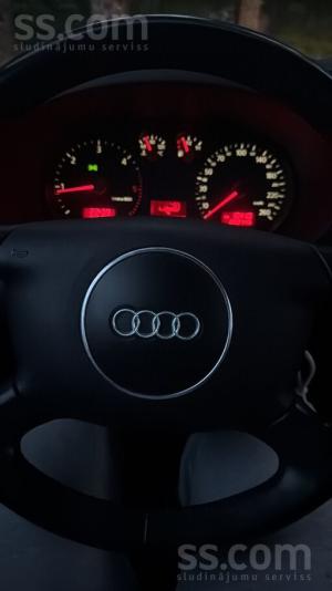 Black Audi A3 2001 in Riga, with an engine capacity of 1.90 L and mileage of 282 thousand km for 1000 €, photo 5 on AUTOMOTO.COM.LV