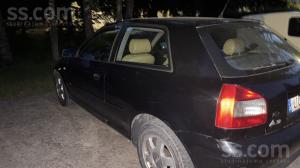 Black Audi A3 2001 in Riga, with an engine capacity of 1.90 L and mileage of 282 thousand km for 1000 €, photo 6 on AUTOMOTO.COM.LV
