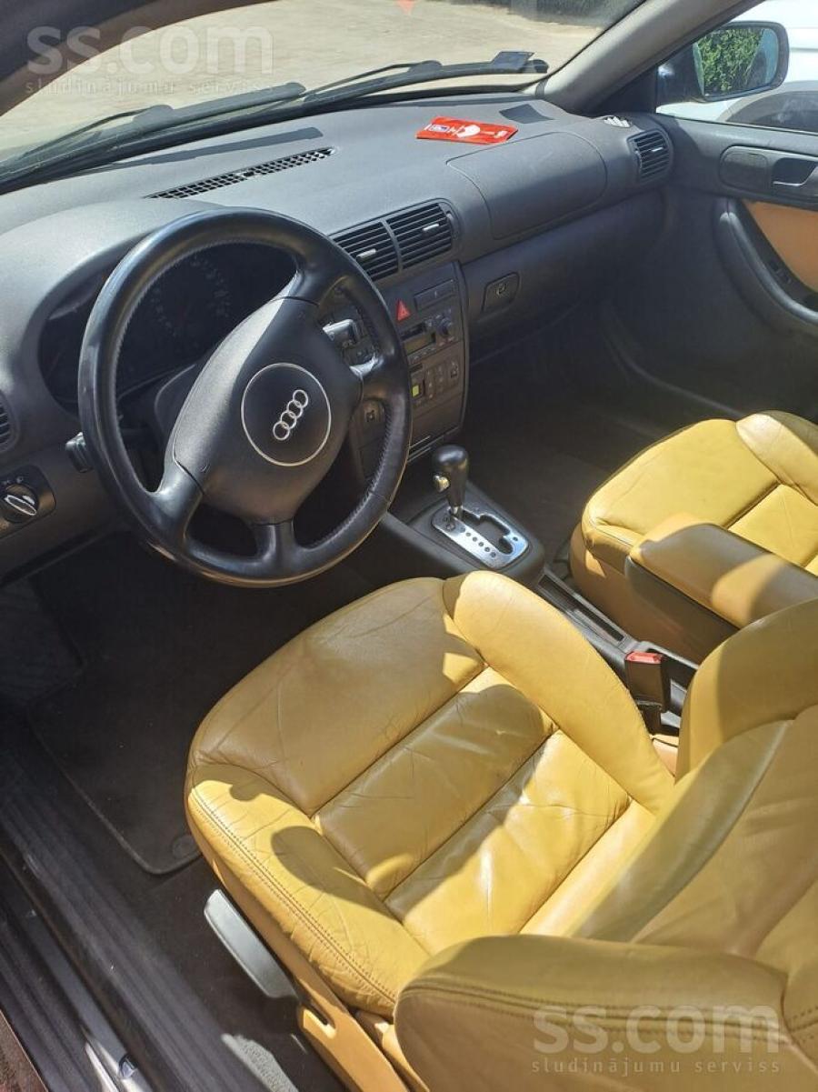 Black Audi A3 2001 in Riga, with an engine capacity of 1.90 L and mileage of 282 thousand km for 1000 €, photo 11 on AUTOMOTO.COM.LV