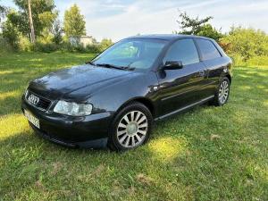 Black Audi A3 2001 in Vilnius, with an engine capacity of 1.78 L and mileage of 375 thousand km for 1400 €, photo  on AUTOMOTO.COM.LV