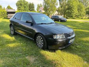 Black Audi A3 2001 in Vilnius, with an engine capacity of 1.78 L and mileage of 375 thousand km for 1400 €, photo 3 on AUTOMOTO.COM.LV