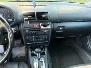 Black Audi A3 2001 in Vilnius, with an engine capacity of 1.78 L and mileage of 375 thousand km for 1400 €, photo 11 on AUTOMOTO.COM.LV