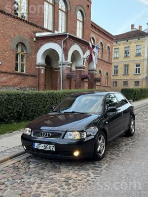 Black Audi A3 2001 in Kuldiga, with an engine capacity of 1.90 L and mileage of 270 thousand km for 1250 €, photo 4 on AUTOMOTO.COM.LV