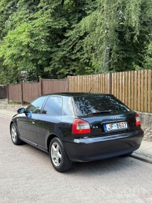 Black Audi A3 2001 in Kuldiga, with an engine capacity of 1.90 L and mileage of 270 thousand km for 1250 €, photo 7 on AUTOMOTO.COM.LV