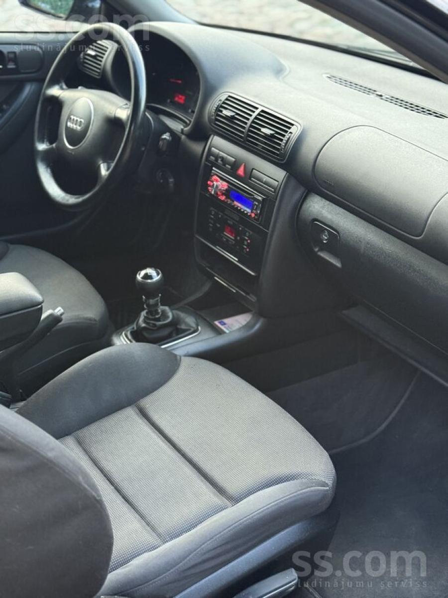 Black Audi A3 2001 in Kuldiga, with an engine capacity of 1.90 L and mileage of 270 thousand km for 1250 €, photo 8 on AUTOMOTO.COM.LV