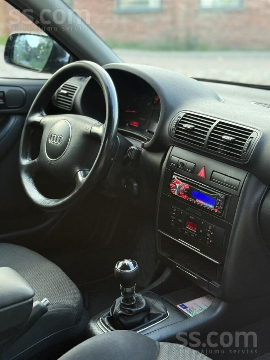 Black Audi A3 2001 in Kuldiga, with an engine capacity of 1.90 L and mileage of 270 thousand km for 1250 €, photo 9 on AUTOMOTO.COM.LV