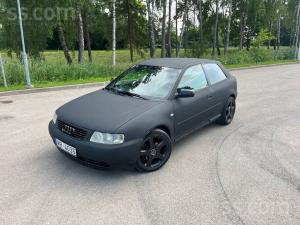 Melns Audi A3 2001 Rēzekne, ar dzinēja tilpumu 1.90 L un nobraukumu 330 tūkst. km par 1450 €, foto  vietnē AUTOMOTO.COM.LV