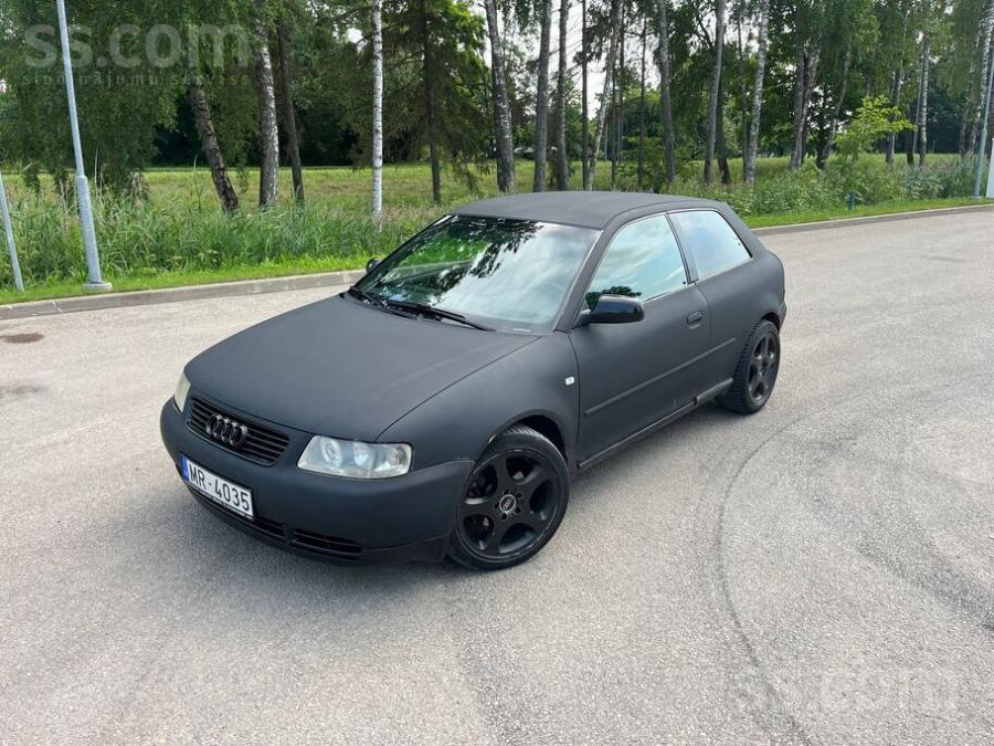Melns Audi A3 2001 Rēzekne, ar dzinēja tilpumu 1.90 L un nobraukumu 330 tūkst. km par 1450 €, foto 1 vietnē AUTOMOTO.COM.LV