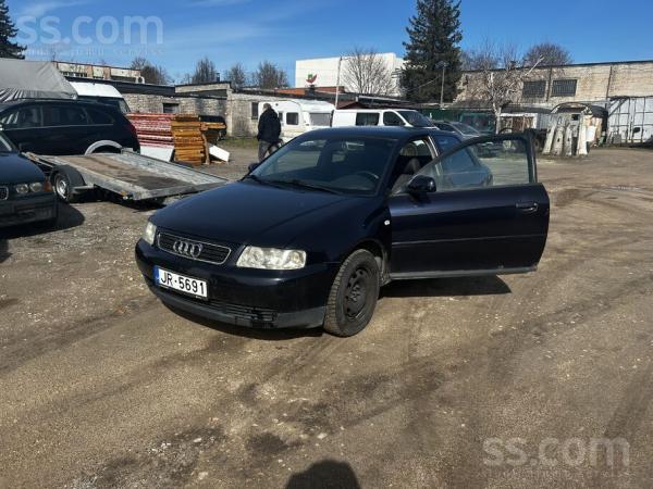 Black Audi A3 2001 in Riga, with an engine capacity of 1.60 L and mileage of 0 thousand km for 350 €, photo 1 on AUTOMOTO.COM.LV