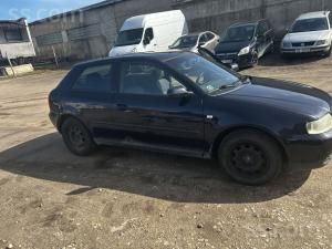 Black Audi A3 2001 in Riga, with an engine capacity of 1.60 L and mileage of 0 thousand km for 350 €, photo 3 on AUTOMOTO.COM.LV
