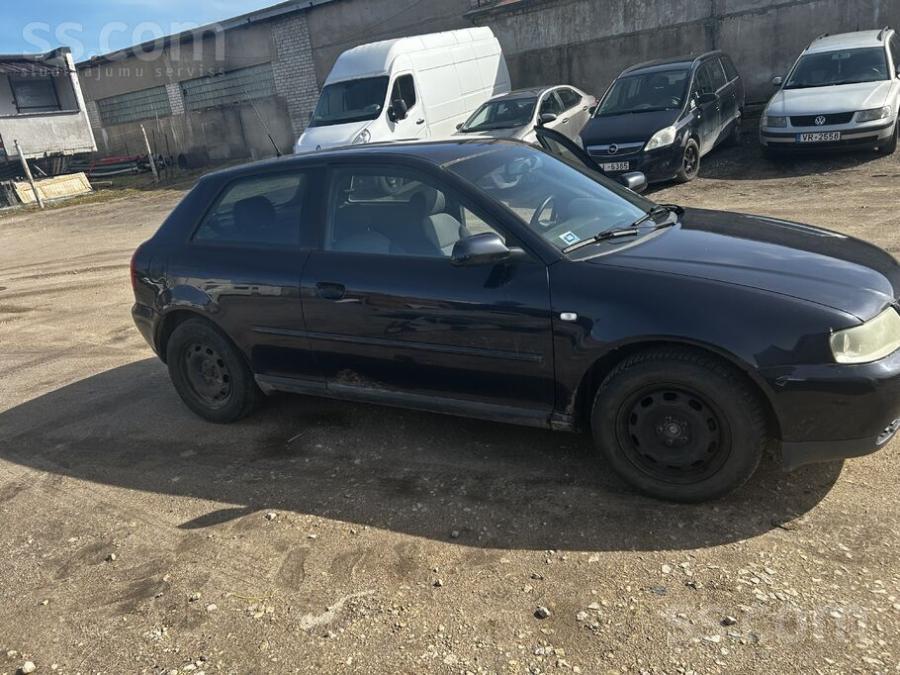 Black Audi A3 2001 in Riga, with an engine capacity of 1.60 L and mileage of 0 thousand km for 350 €, photo 3 on AUTOMOTO.COM.LV
