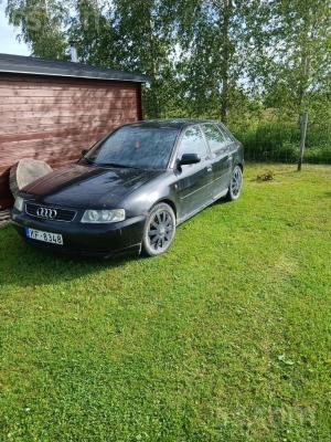 Melns Audi A3 2001 Ventspils, ar dzinēja tilpumu 1.90 L un nobraukumu 500 tūkst. km par 450 €, foto  vietnē AUTOMOTO.COM.LV